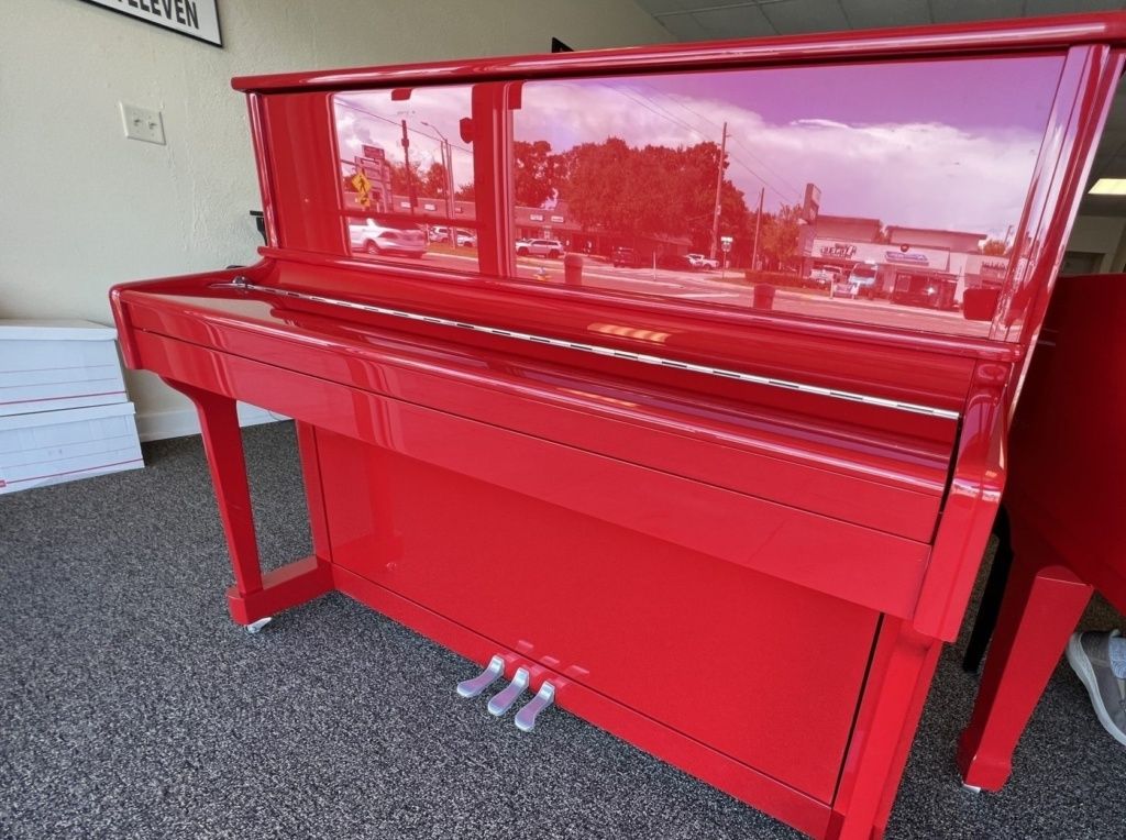 Ferrari Red Upright Piano - $7,990